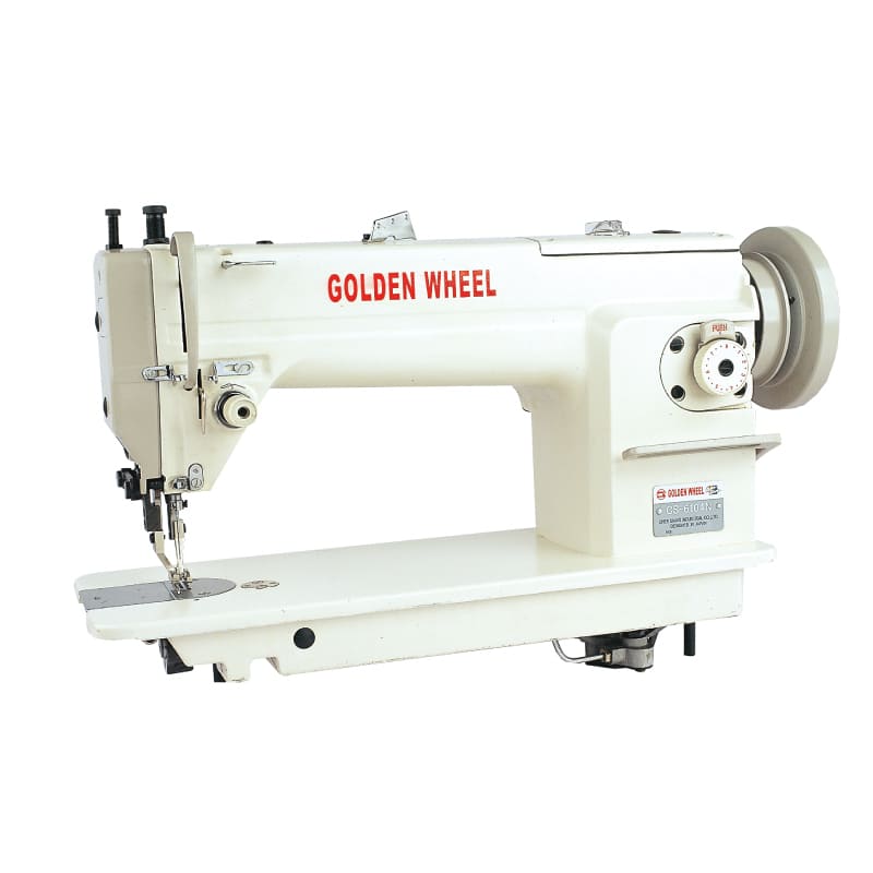 Golden Wheel CS-6104 Single Needle Top & Bottom Feed, Flat Bed Machine ...